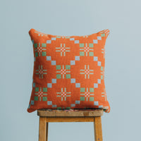 Traditional Welsh Blanket Cushion by Gladstone / Hellen